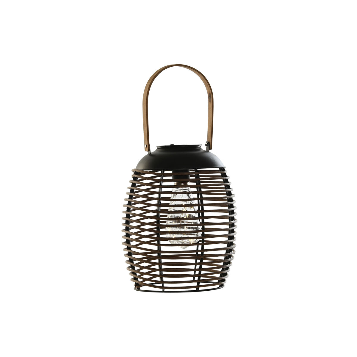 Solar Lamp DKD Home Decor Brown Black Bamboo Rattan 22 X 22 X 39 Cm solar-lamp-dkd-home-decor-brown-black-bamboo-rattan-22-x-22-x-39-cm